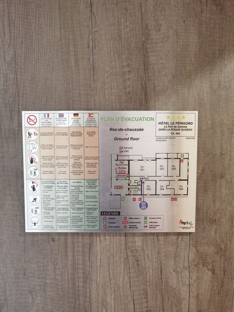 Consignes de chambre d'hôtel illustrée à Sarlat - My S.I - Sarlat🧯 ...